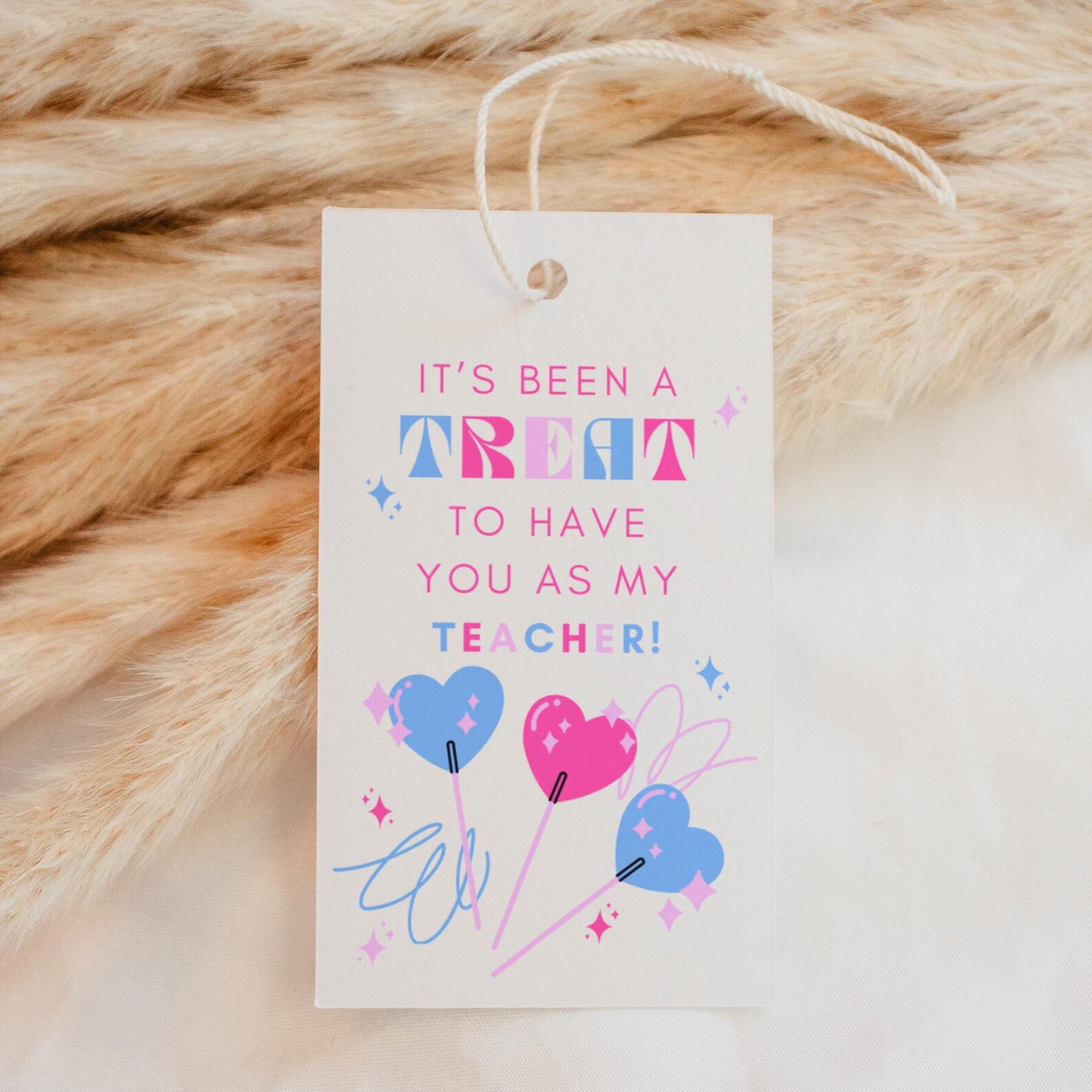 Printable Teacher Appreciation Tag, First Day Teacher Gifts, Music ...