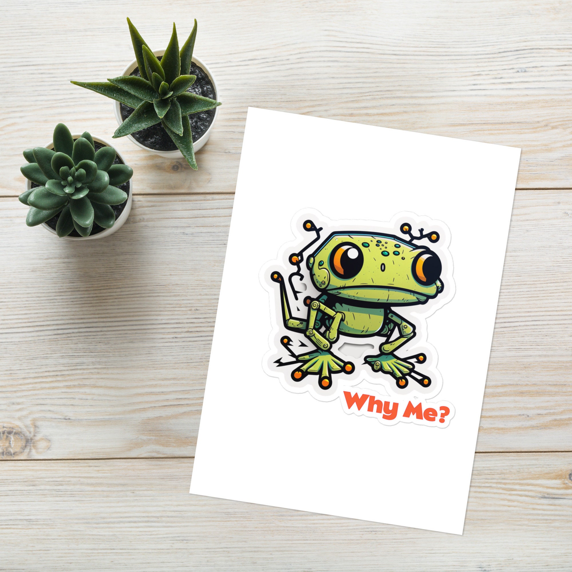 Poor Frog Meme Sticker - Funny Vinyl Decal - Etsy