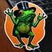 Debut Frog Vinyl Sticker Decal Water Bottles, Laptops, and Notebooks ...