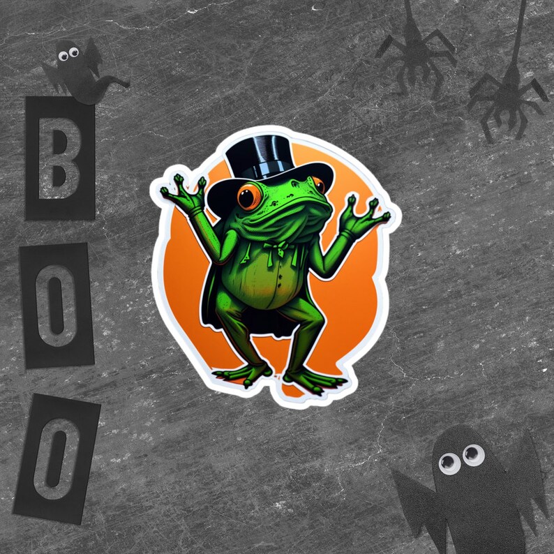 Debut Frog Vinyl Sticker Decal Water Bottles, Laptops, and Notebooks ...