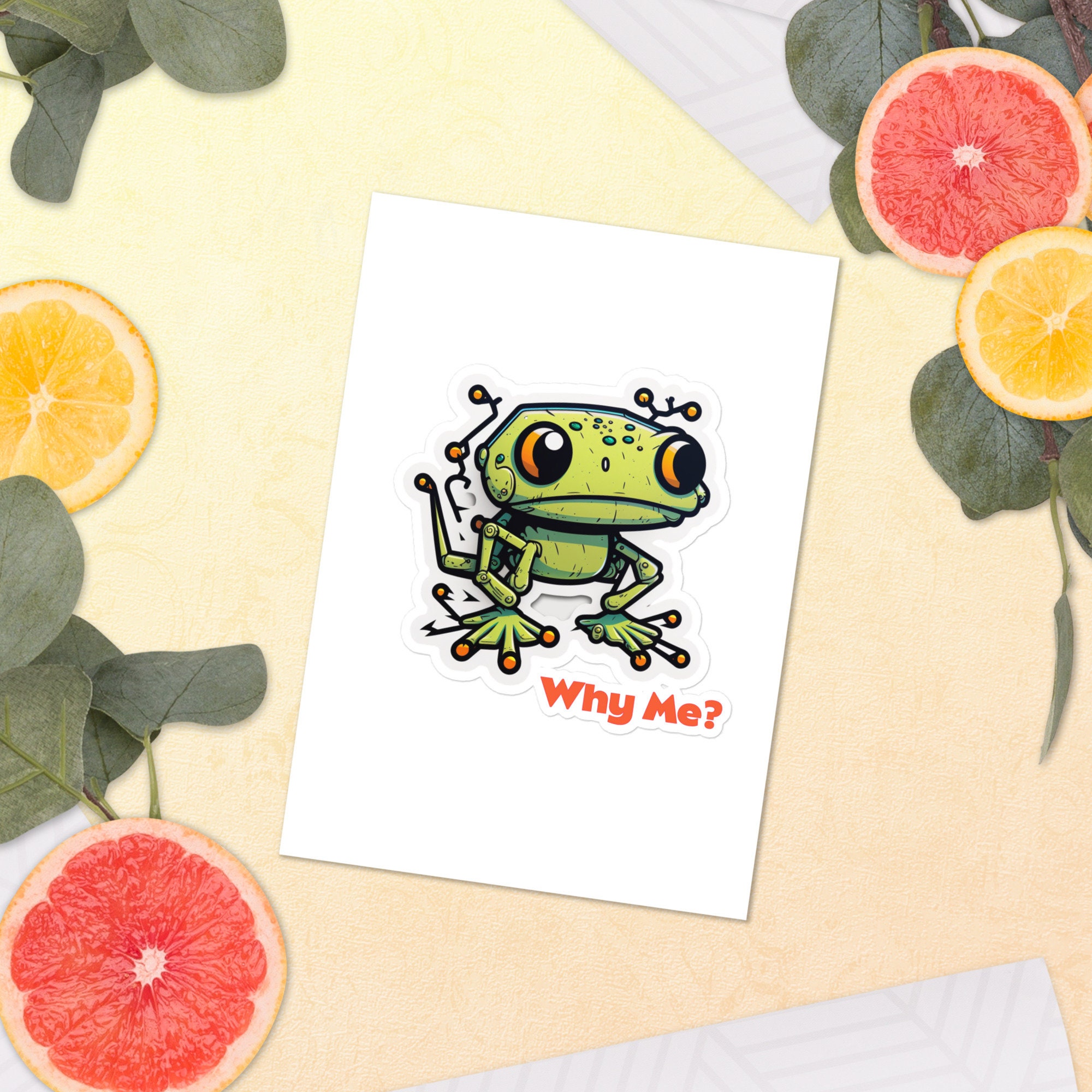 Poor Frog Meme Sticker - Funny Vinyl Decal - Etsy