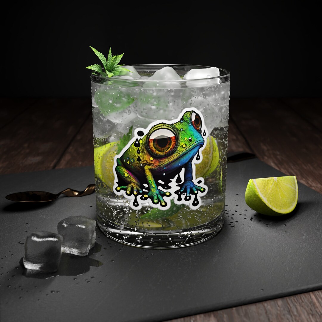 Essential Frogs Bar Glass - Etsy