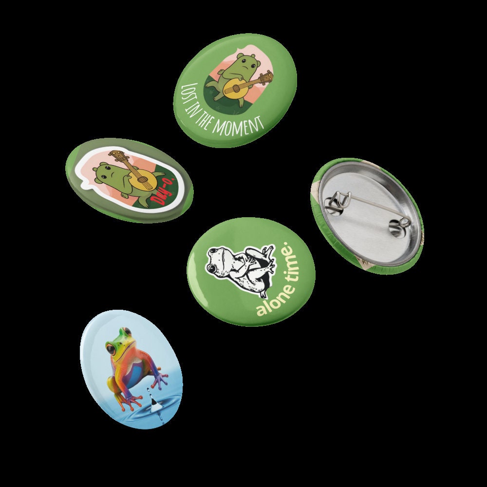 Greatest Hits Frog MEME Pins Trendy and Playful Enamel Pins - Etsy