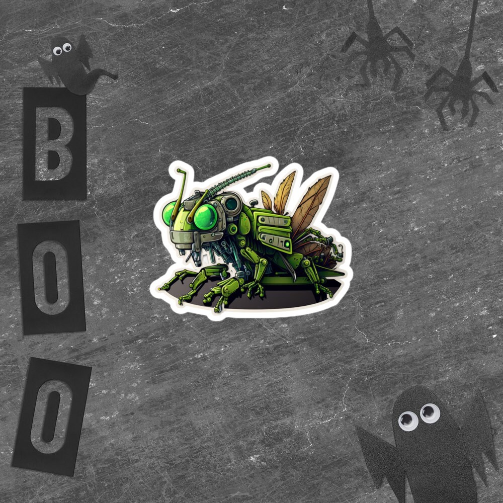 Robot Grasshopper Vinyl Sticker Decal Water Bottles, Laptops, and ...
