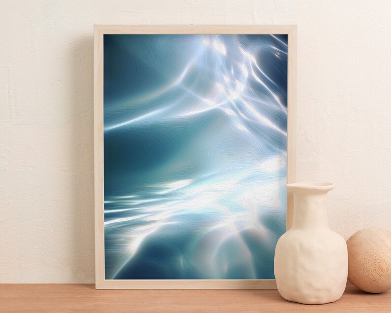 FLUIDITY TWO Serene, Printable Digital Art for Calm & Tranquility ...