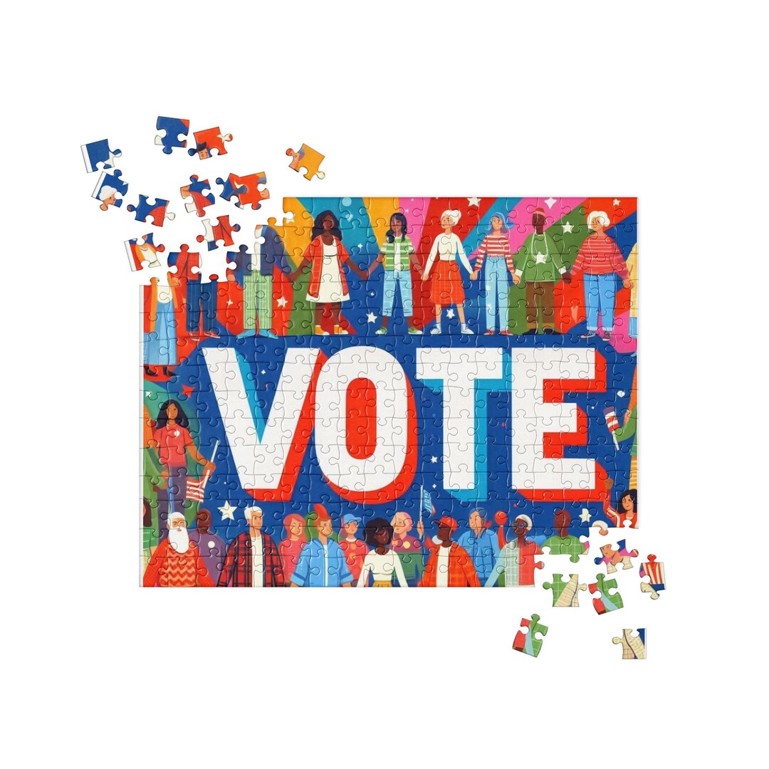 Vote Diversity Jigsaw Puzzle - Etsy