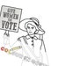 Suffragette - Printable Colouring in Page + Fact Sheet. - Etsy Canada