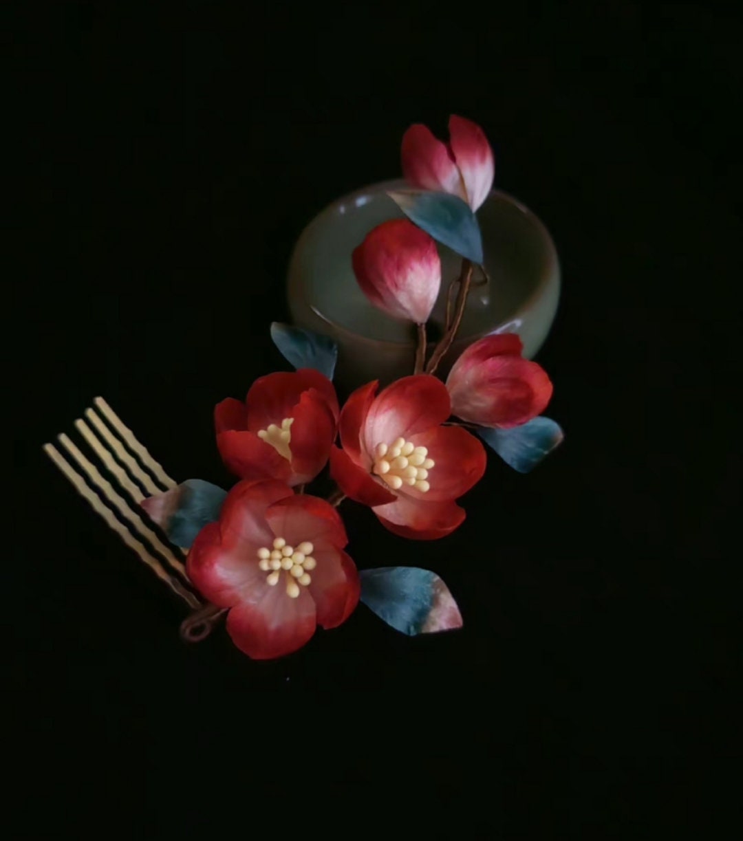 Velvet Flowermulberry Silk, Hair Pin, Hair Clip, Mothers Day Gift ...