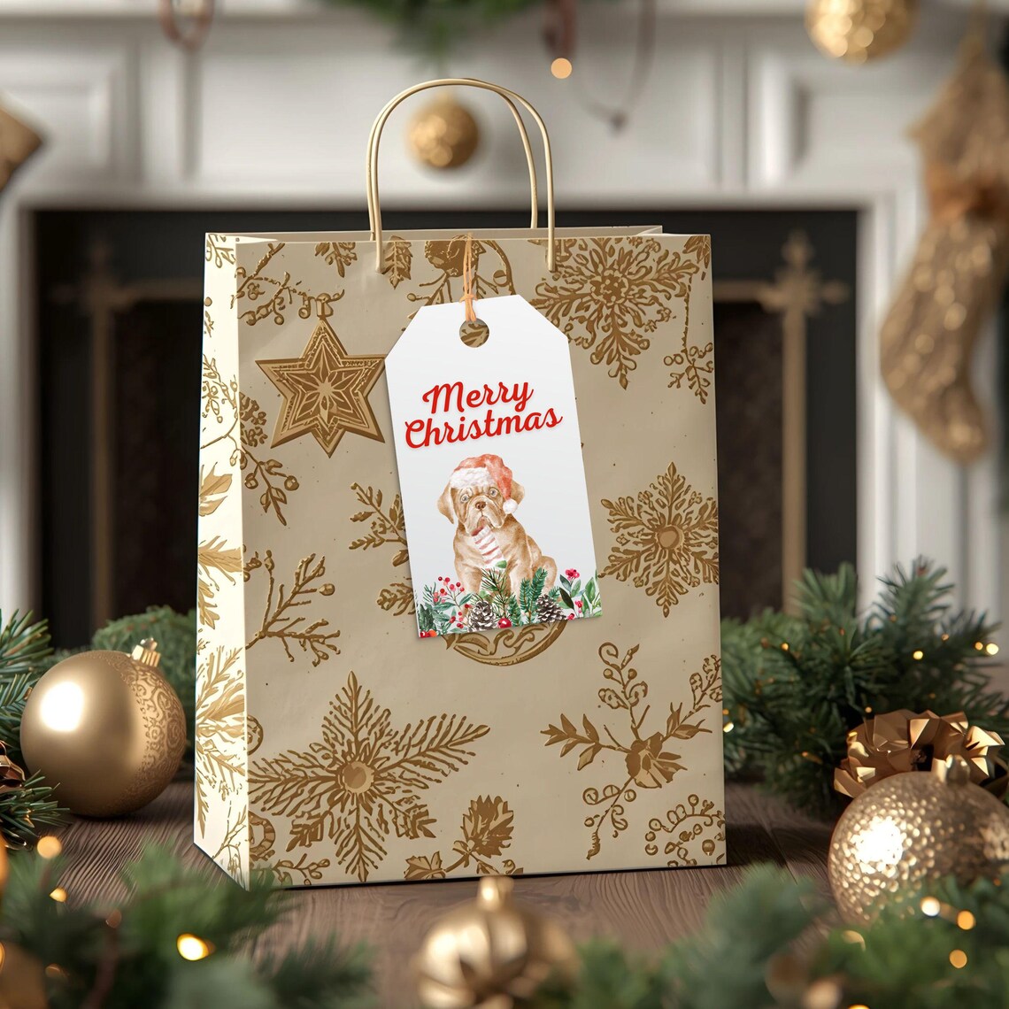 Watercolor Christmas Gift Tags | Printable Holiday Designs (digital ...