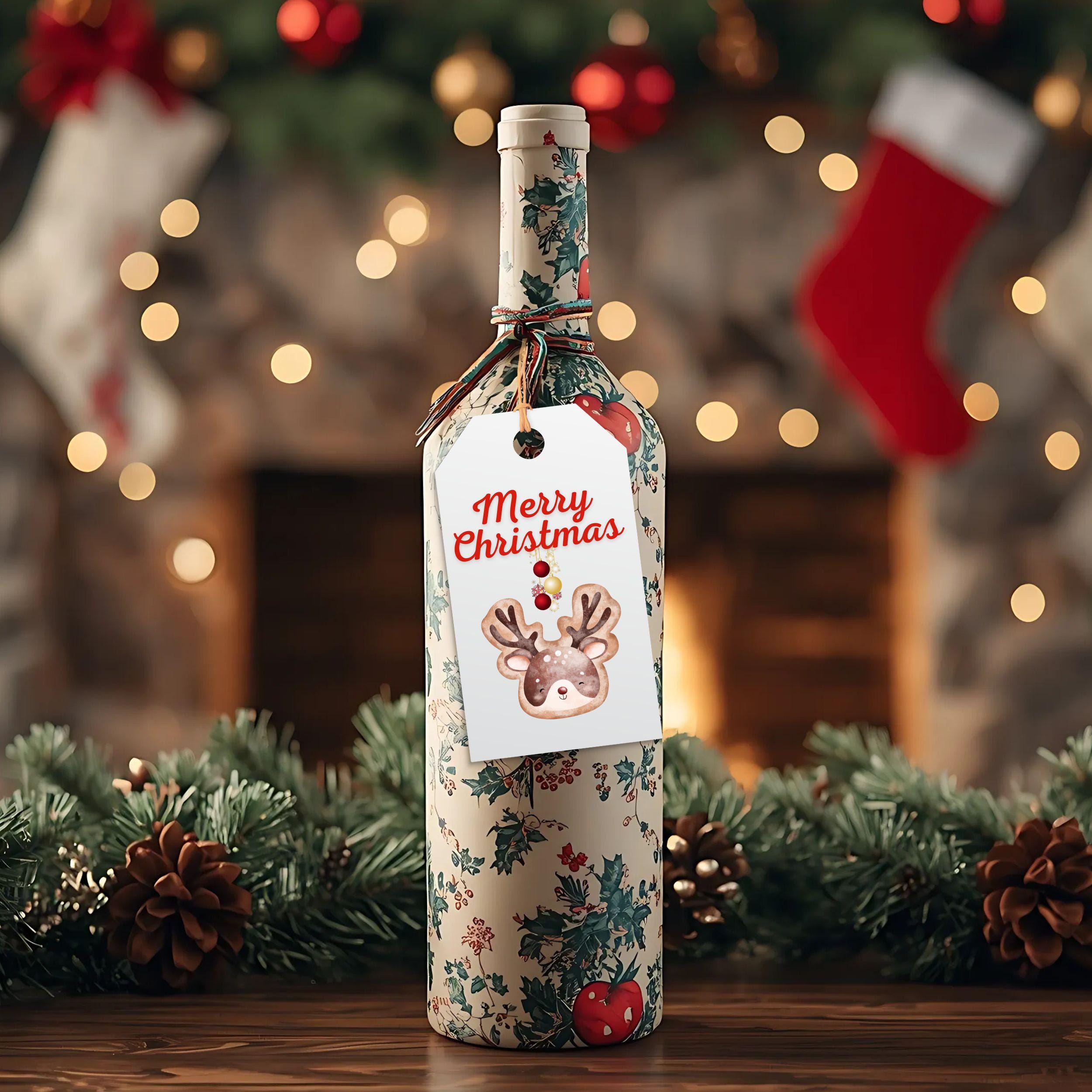 Watercolor Christmas Gift Tags | Printable Holiday Designs (digital ...