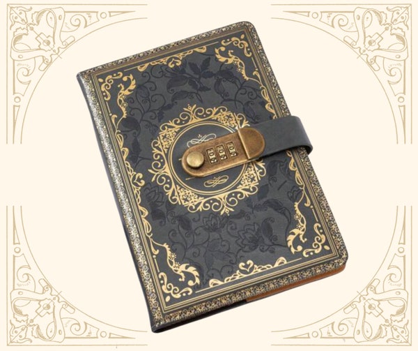 Victorian Style Journal Elegant Hardcover Vintage Inspired Notebook - Etsy