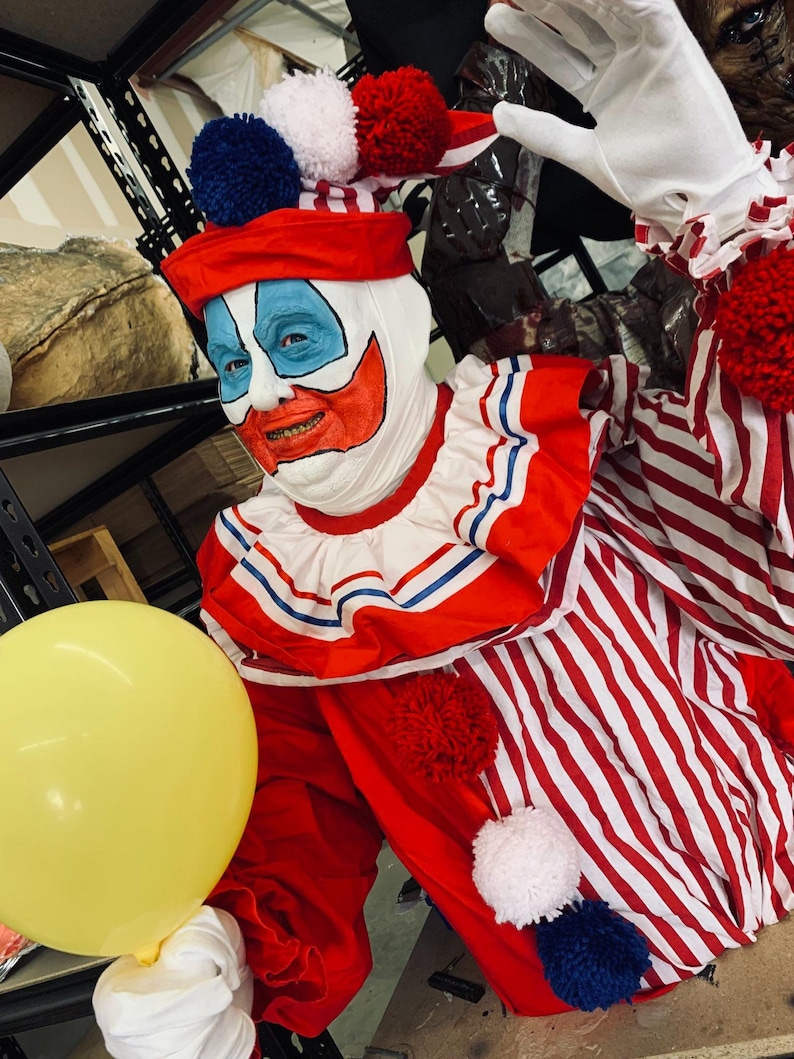 John Wayne Gacy Pogo The Clown 1 1 Scale Torso Resin Bust Etsy