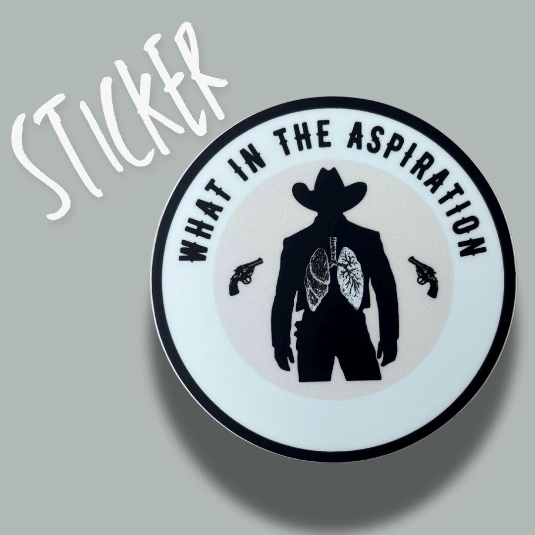 What in the Aspiration Sticker - Etsy