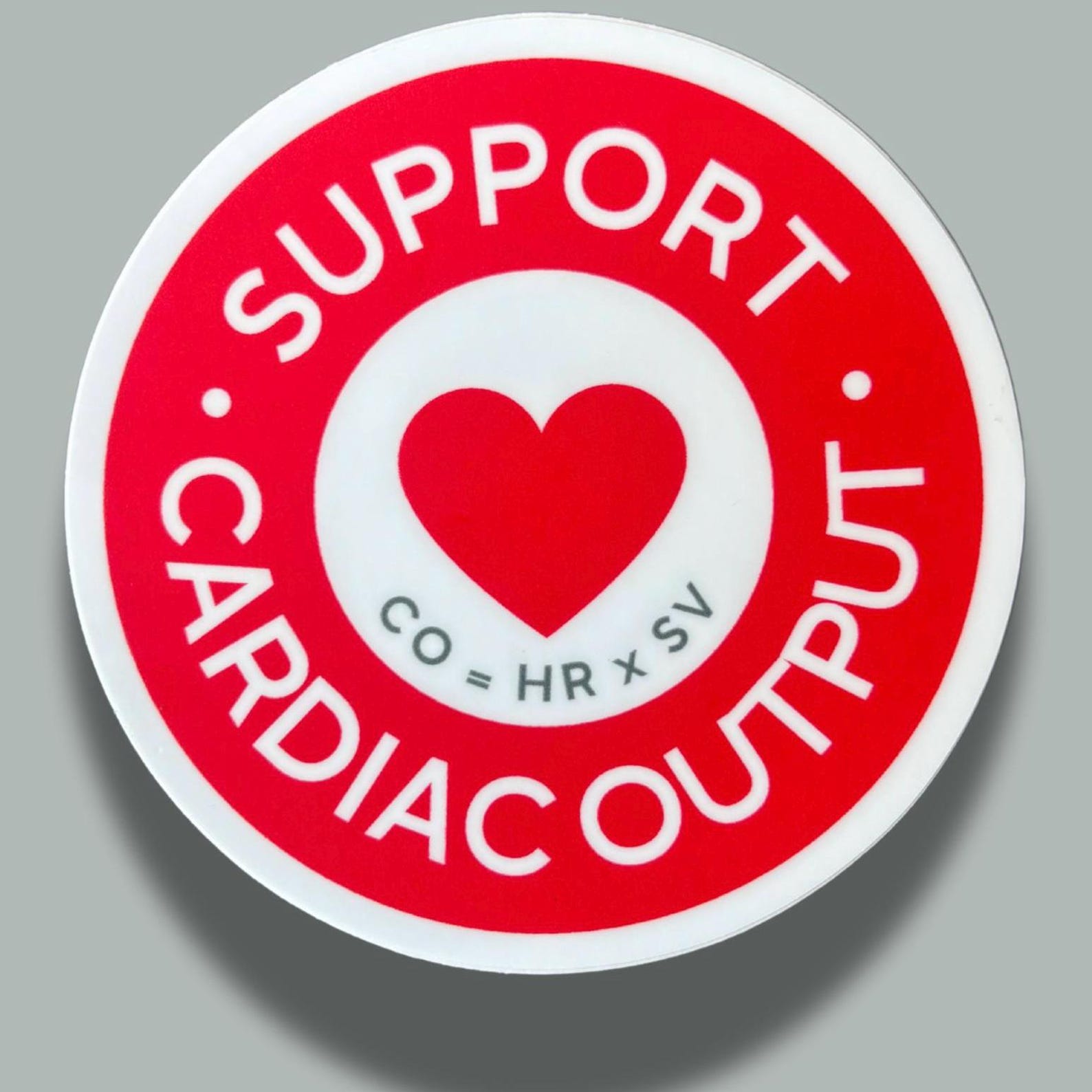 Support Cardiac Output - Sticker - Etsy