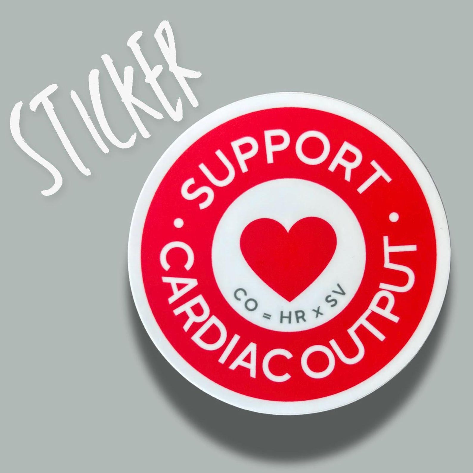Support Cardiac Output - Sticker - Etsy