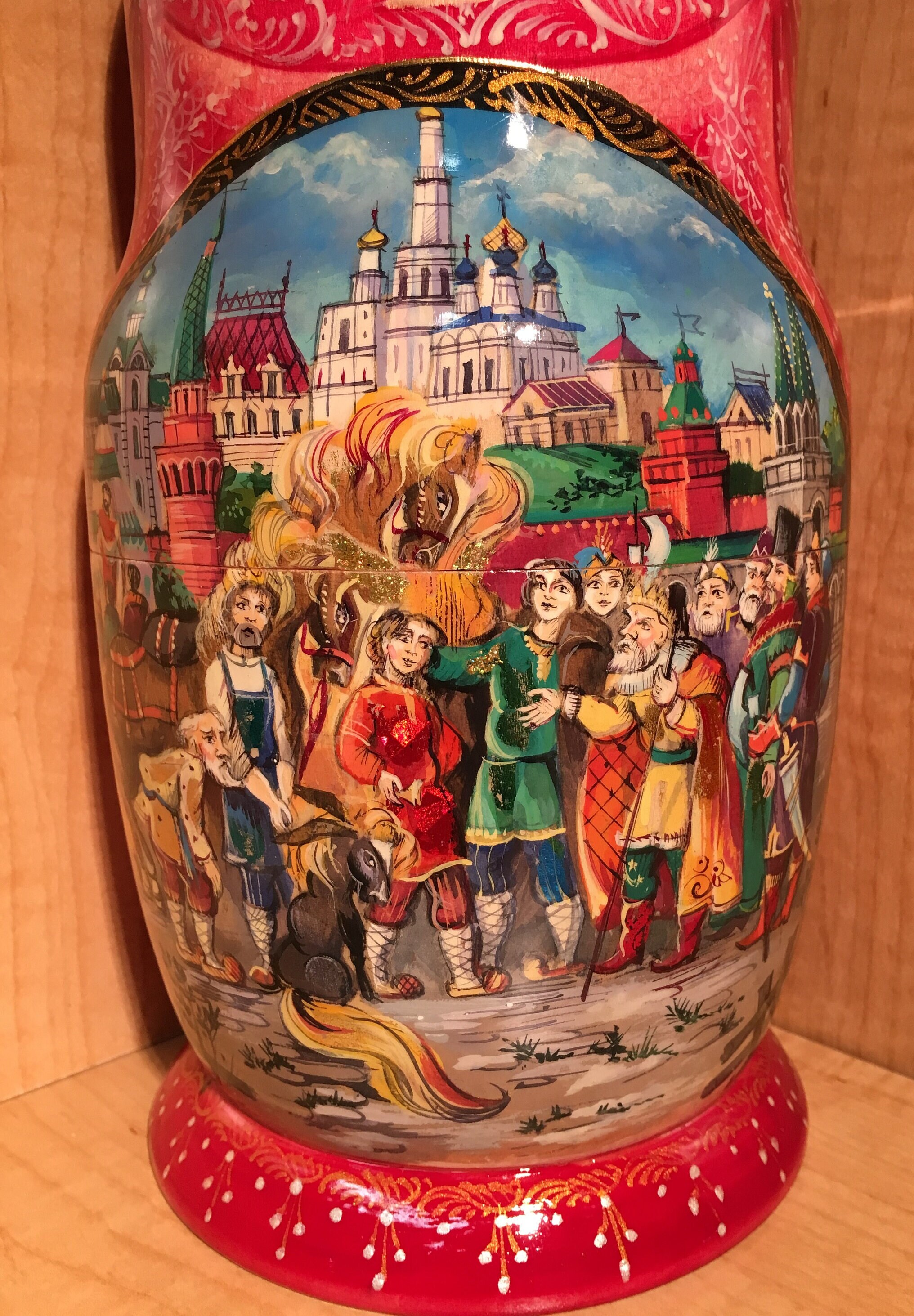 The Humpbacked Horse Konyok-gorbunok by TRIFONOV Matryoshka Nesting ...