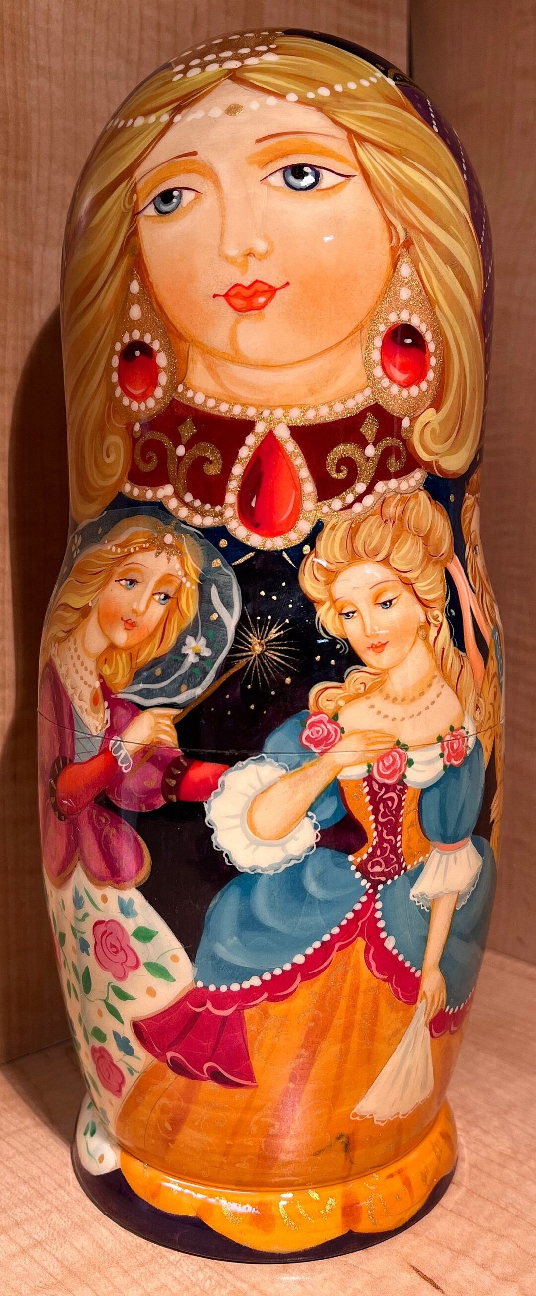 Vintage Nesting Doll Matryoshka Fairy Tale CINDERELLA by Smirnova I.V ...