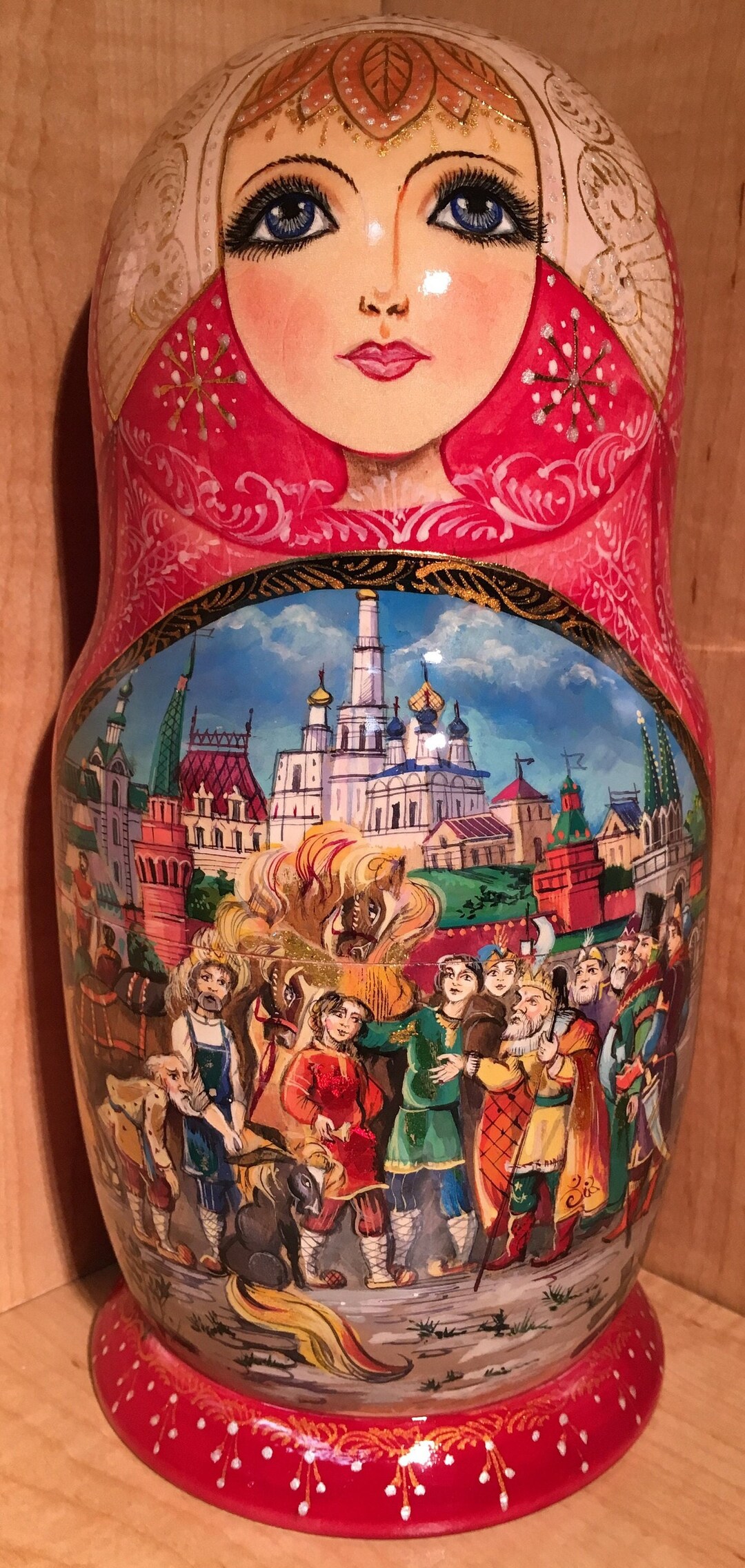 The Humpbacked Horse Konyok-gorbunok by TRIFONOV Matryoshka Nesting ...