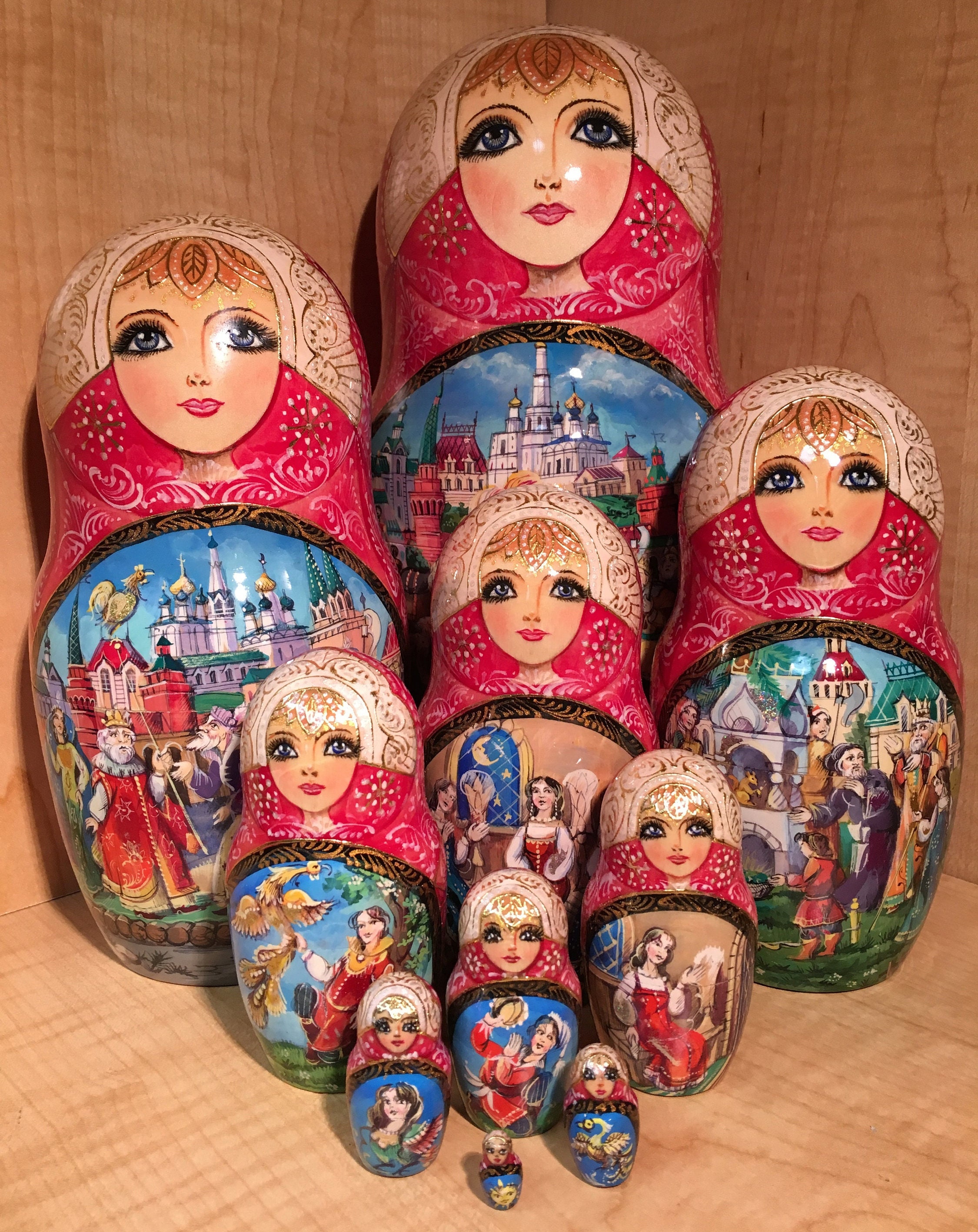 The Humpbacked Horse Konyok-gorbunok by TRIFONOV Matryoshka Nesting ...