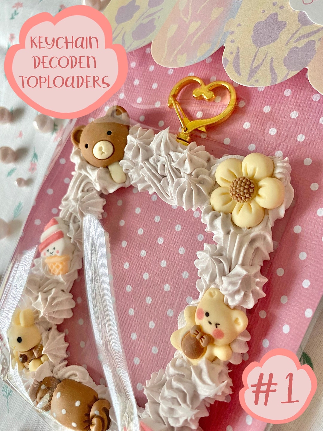 Keychain Frosting Frames Decoden Frames Toploader Frames - Etsy