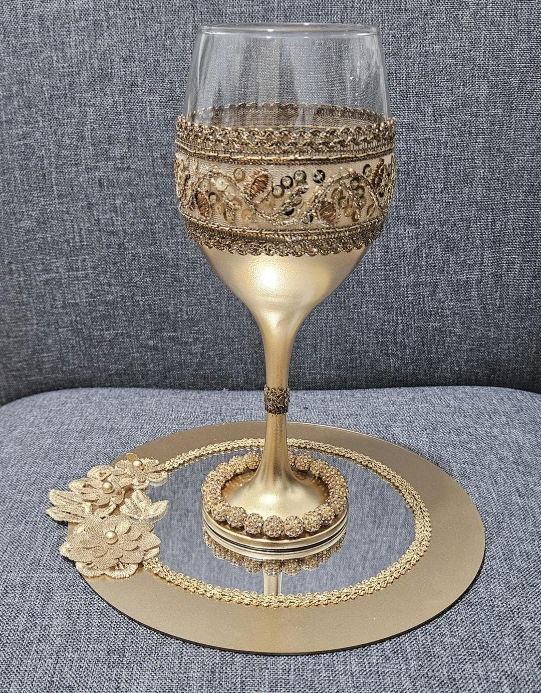 Luxury Doodh Pilai Glass Set. Nikkah Glass Plate Wedding . Milk ...