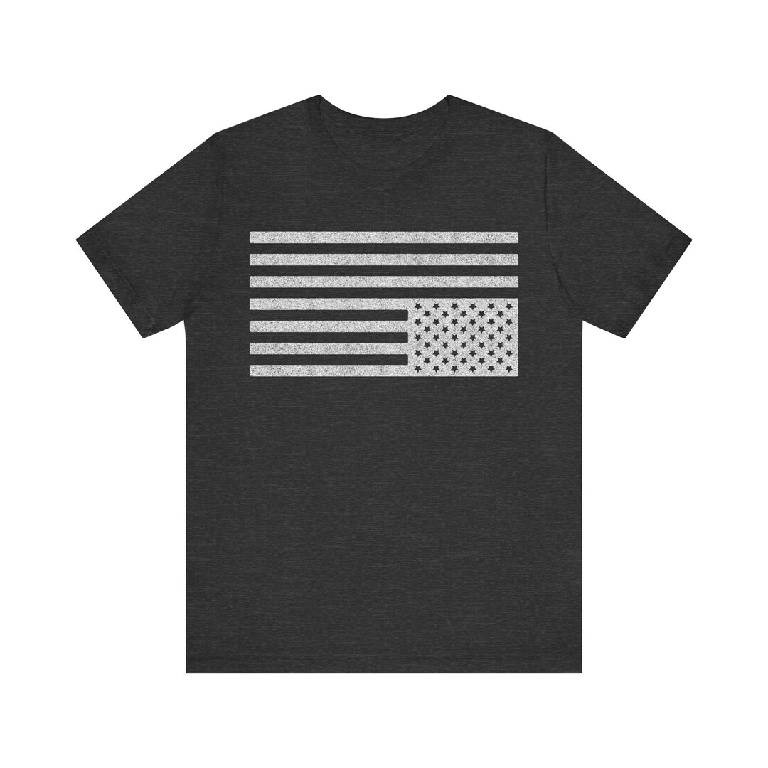 Inverted American Flag T-shirt | Distressed Patriotic Tee | Symbol of ...