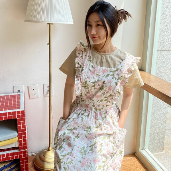 Floral Apron - Etsy