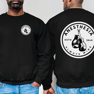 Anesthesia Unisex Gift for CRNA Male Anesthesia Sweater SRNA Funny ...