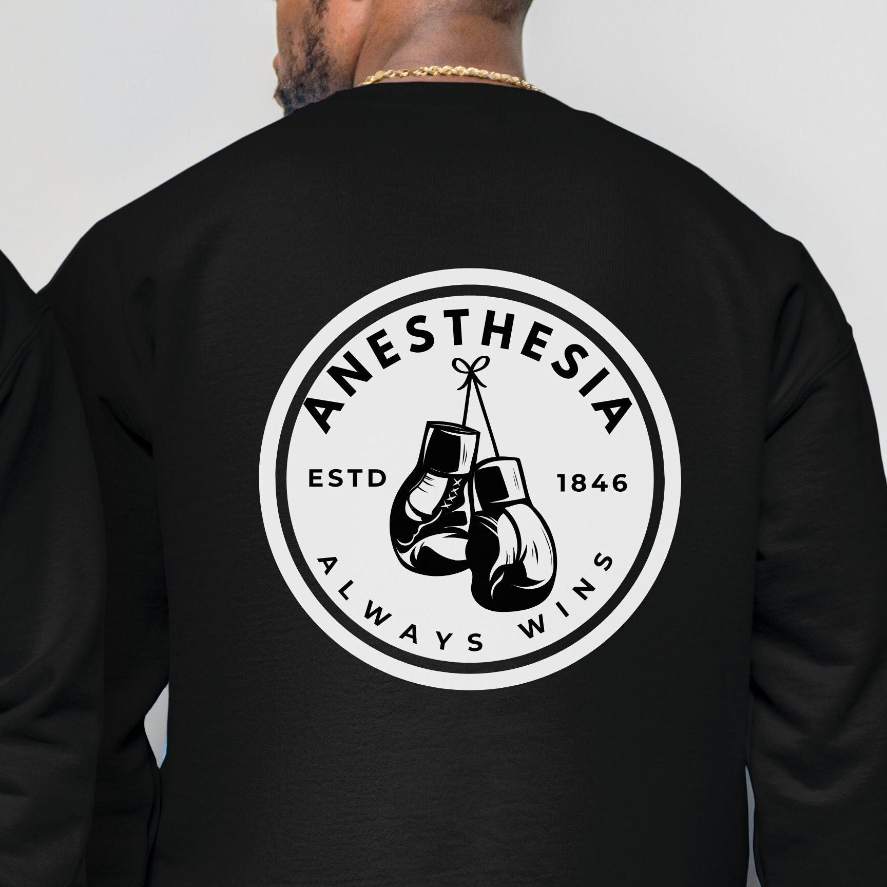 Anesthesia Unisex Gift for CRNA Male Anesthesia Sweater SRNA Funny ...