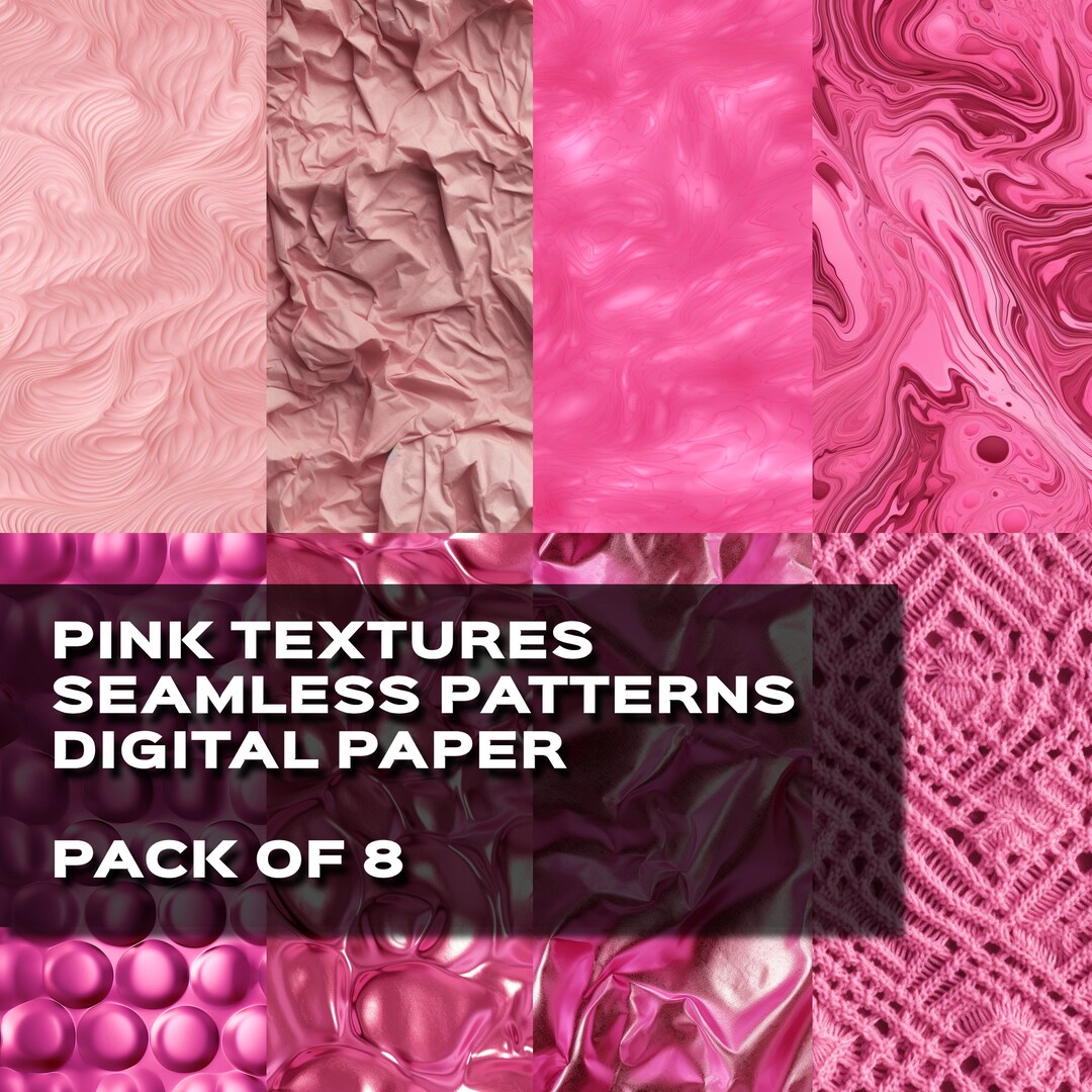 Seamless Pattern Pink Textures Digital Paper Pink Textures Printable ...