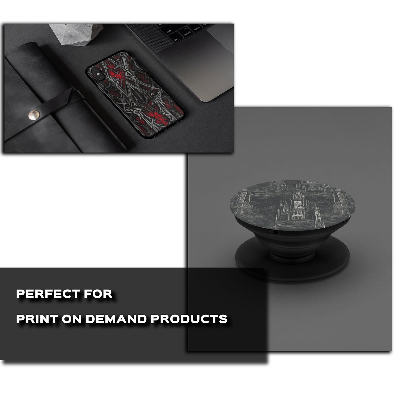 Seamless Patterns Gothic Horror Seamless Pattern Gothic Seamless ...