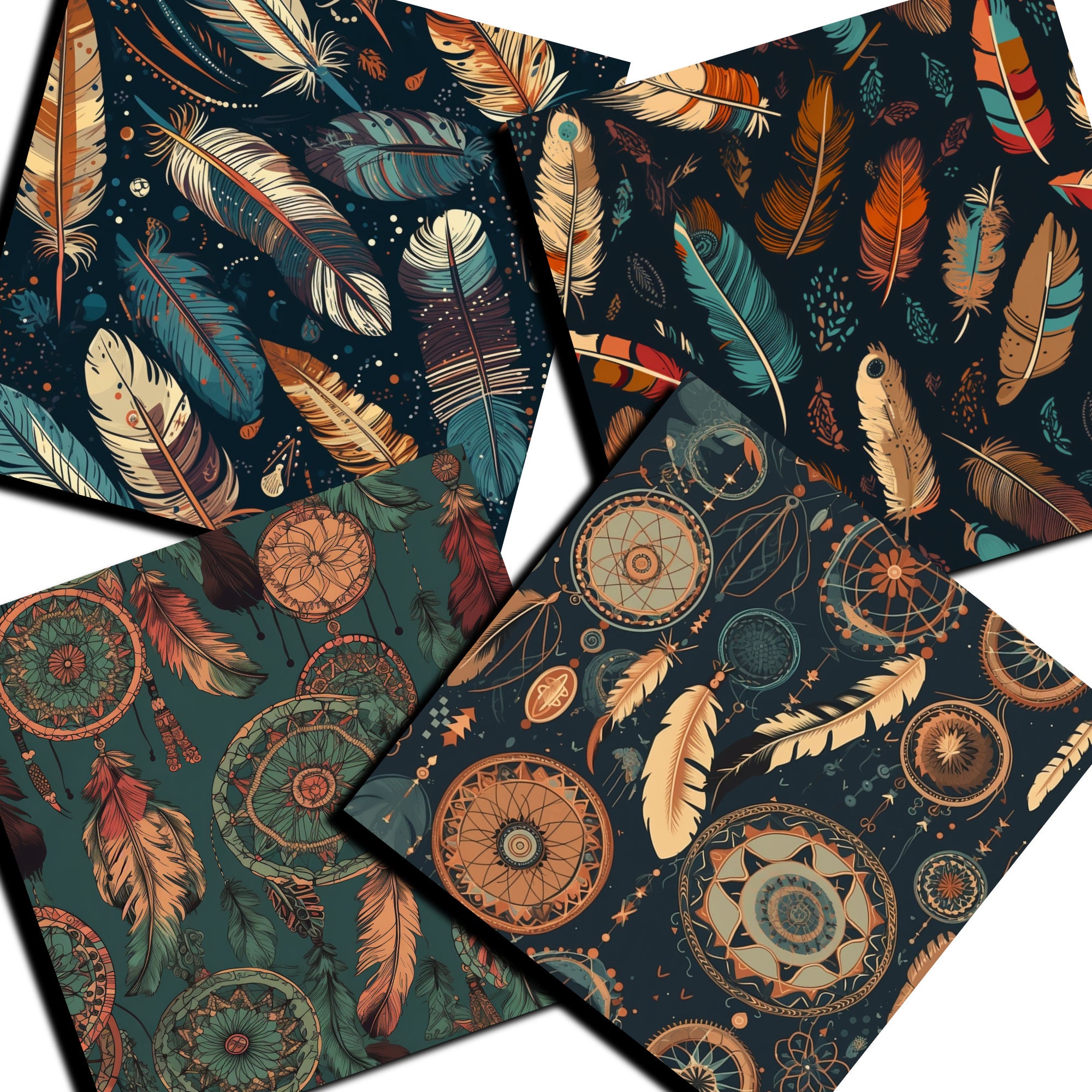 Native Seamless Patterns Indigenous Seamless Patterns Native Digital ...