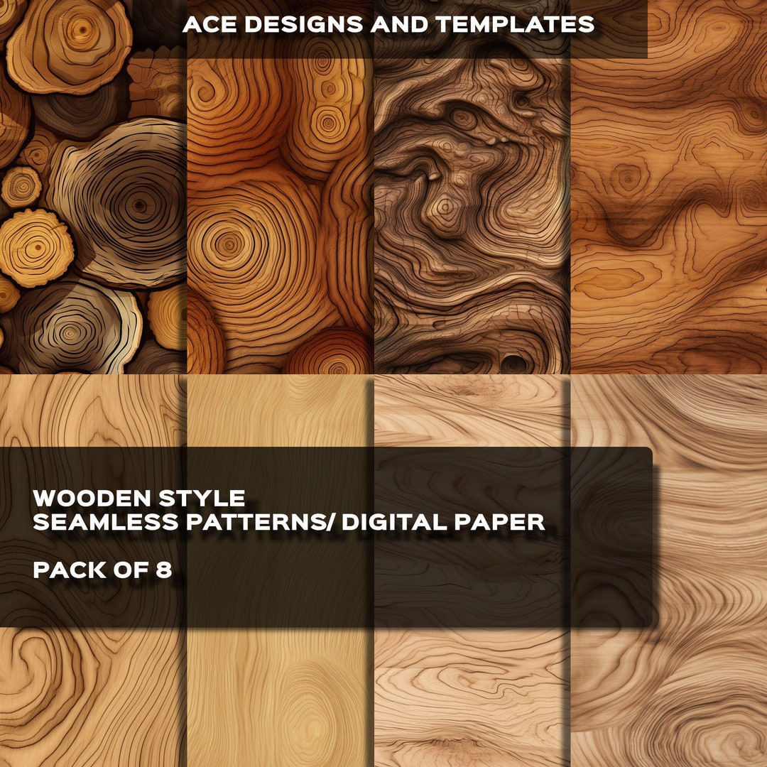 Seamless Patterns Wood Style Seamless Pattern Repeating Pattern Wooden ...