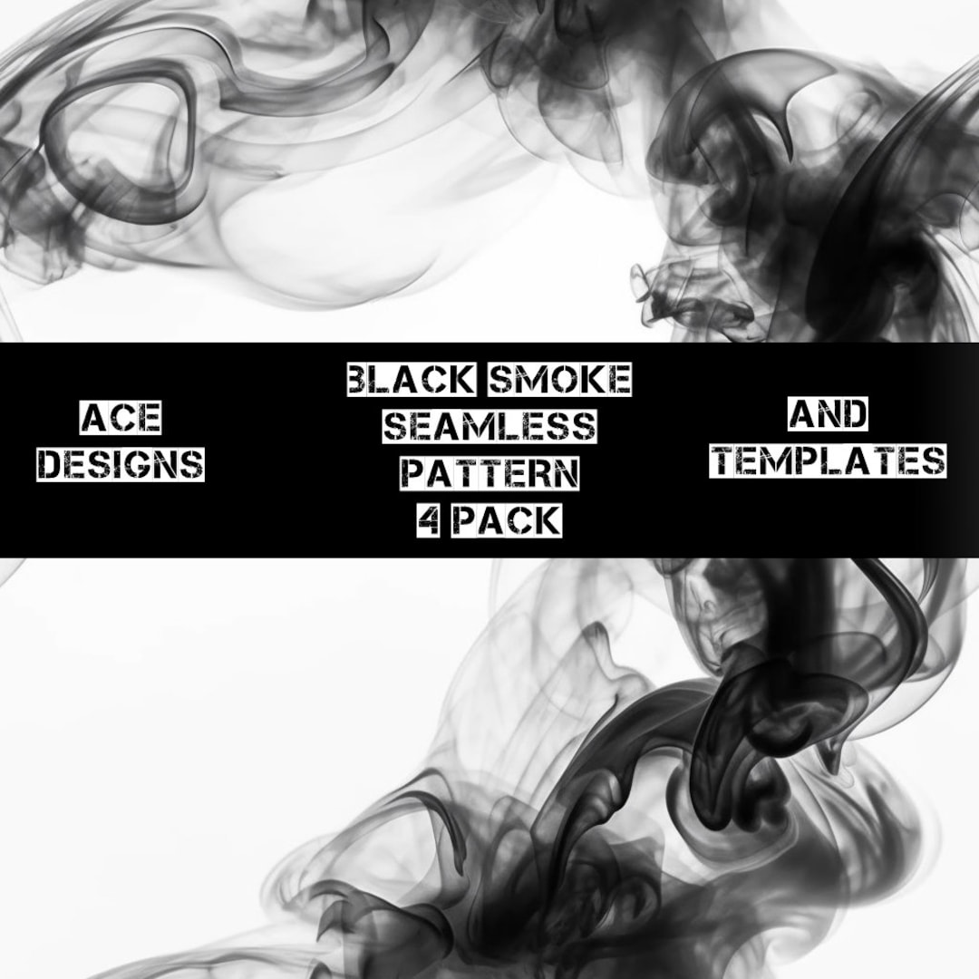 Seamless Patterns Black Smoke Pattern Digital Download Patterns Digital ...
