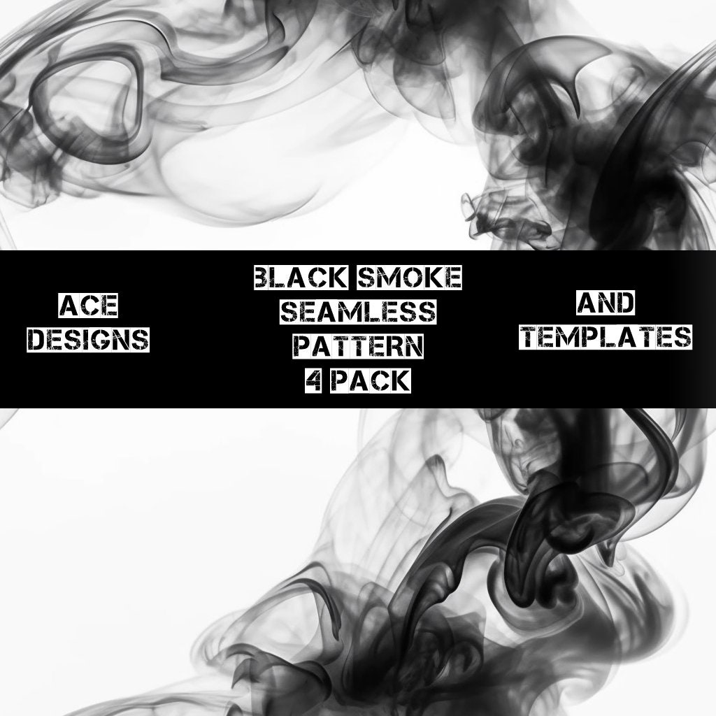 Seamless Patterns Black Smoke Pattern Digital Download Patterns Digital ...