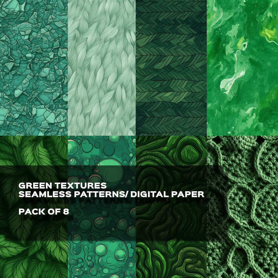 Seamless Pattern Green Textures Seamless Patterns Texture Digital Paper ...