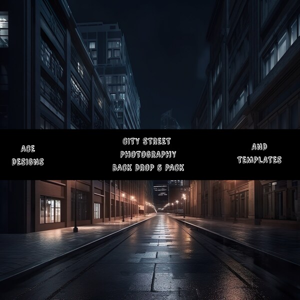Backdrops City Night - Etsy
