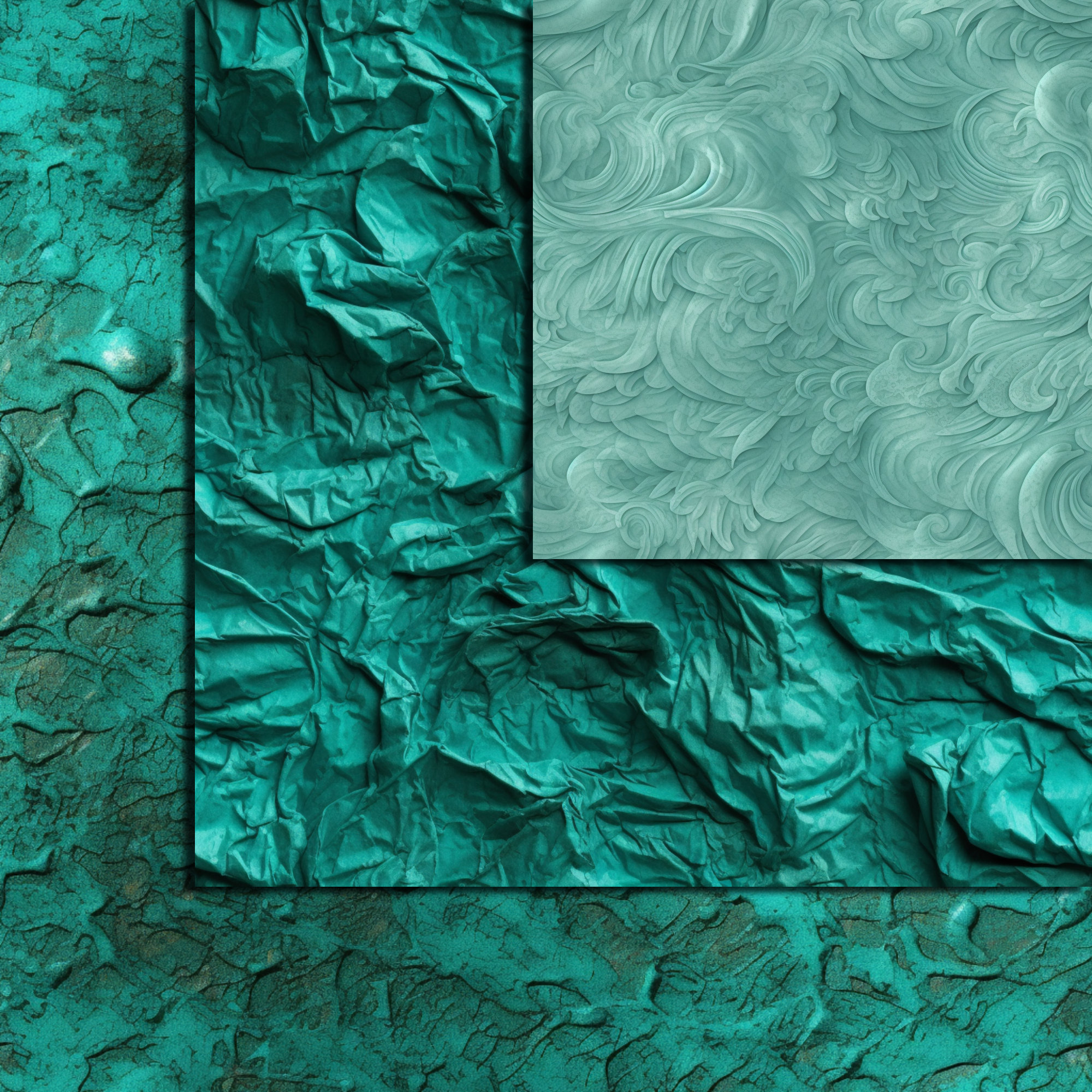 Seamless Pattern Turquoise Texture Digital Paper Turquoise Textures ...