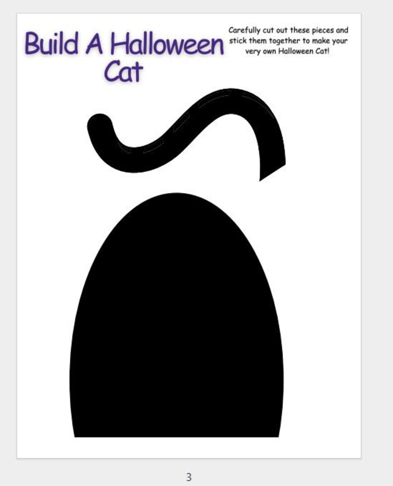 Print and Cut Classroom Activities for Children-printable Build A ...