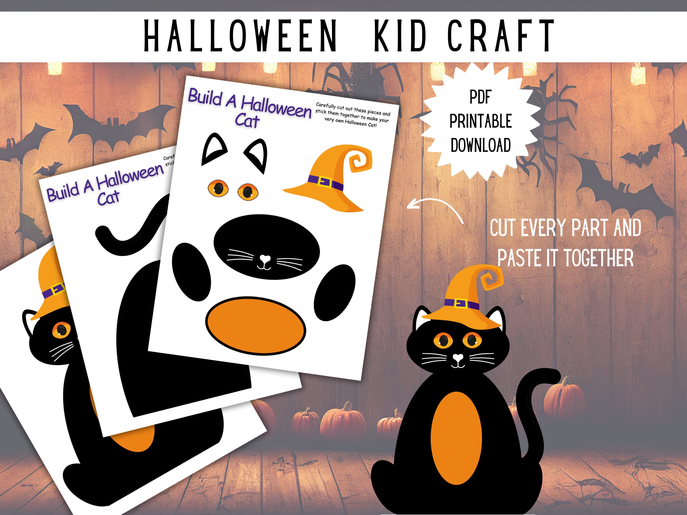 Print and Cut Classroom Activities for Children-printable Build A ...