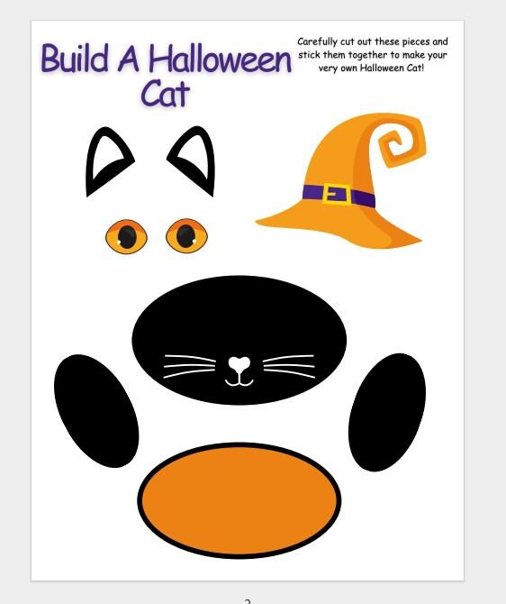 Print and Cut Classroom Activities for Children-printable Build A ...