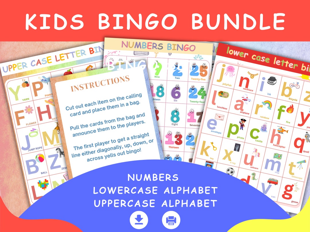 Abc Bingo, Number Bingo, Classroom Bingo, Abc Bingo Game, Classroom ...
