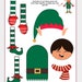 Printable Pdf Christmas Kids Elf Craft, Printable Build Two Elves Kids ...