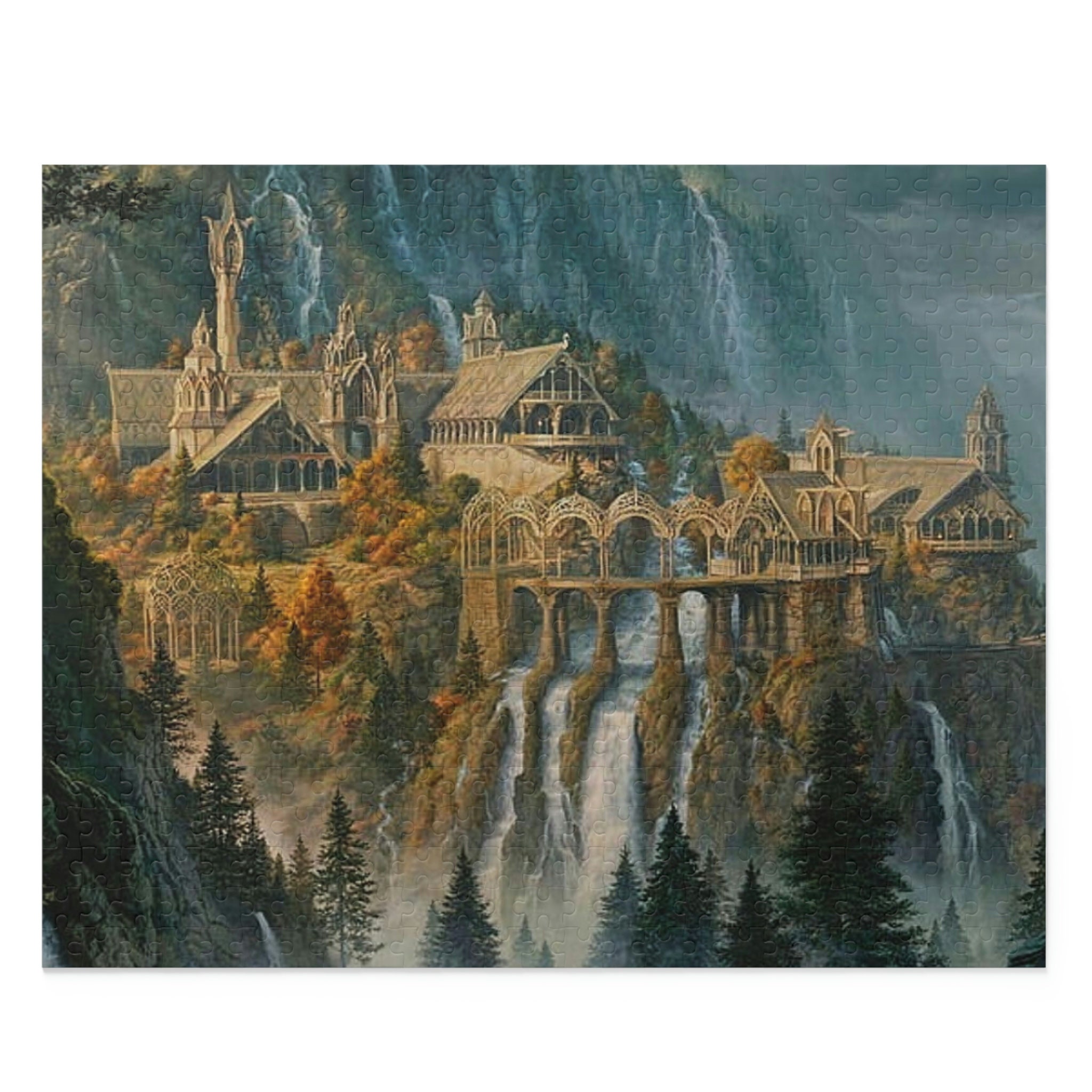 Rivendale Puzzle: A Stunning Portrait of Rivendale From Lord of the ...