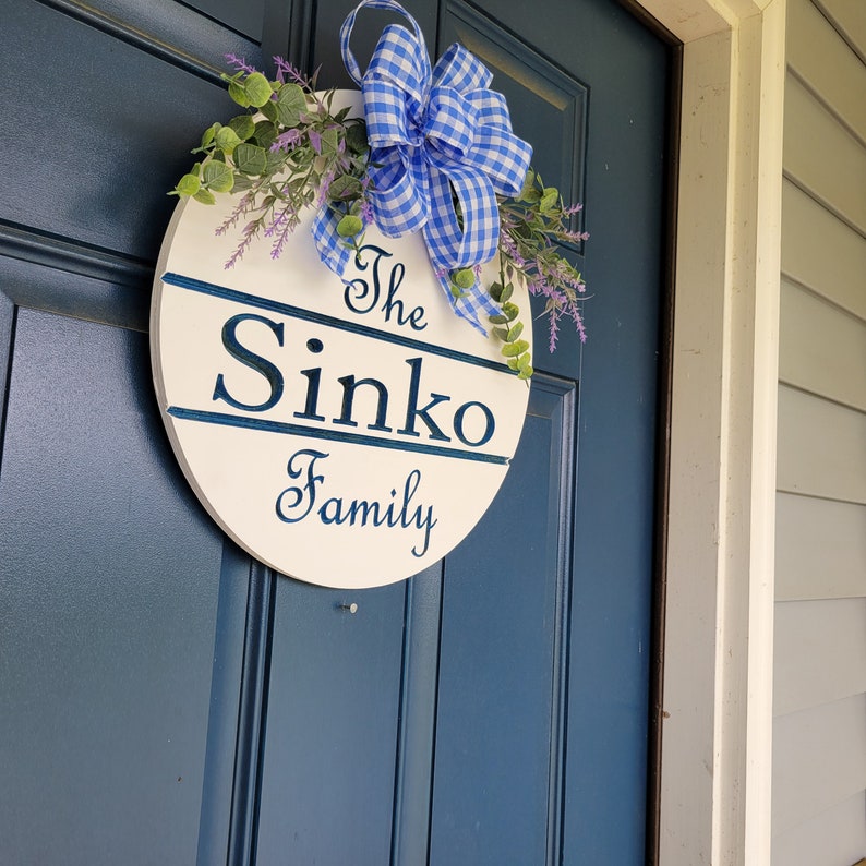 Personalized Door Sign. - Etsy