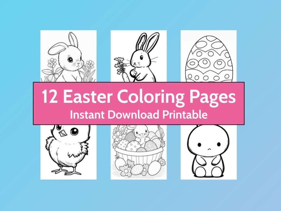 Easter Coloring Pages, Easter Coloring Sheets for Kids, Easter ...