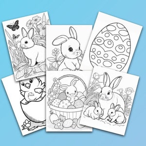 Easter Coloring Pages, Easter Coloring Sheets for Kids, Easter ...