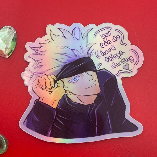 Jjk Sticker Holographic - Etsy