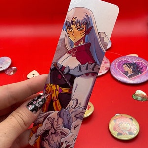 Demon Anime Samurai Bookmark Double Sided Glossy Laminated Gift - Etsy