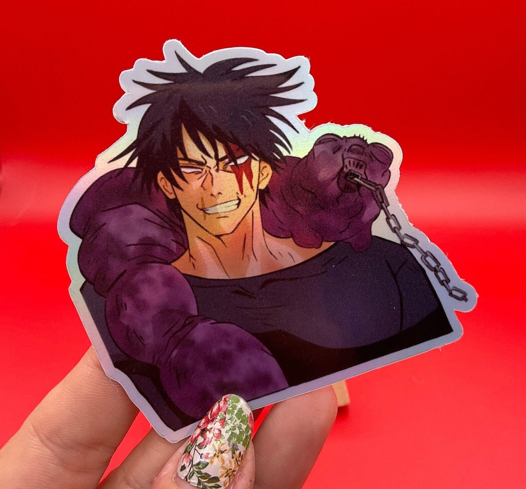 Jujutsu Anime Toj1 JJK Sticker Gift Holographic Waterproof for Water ...